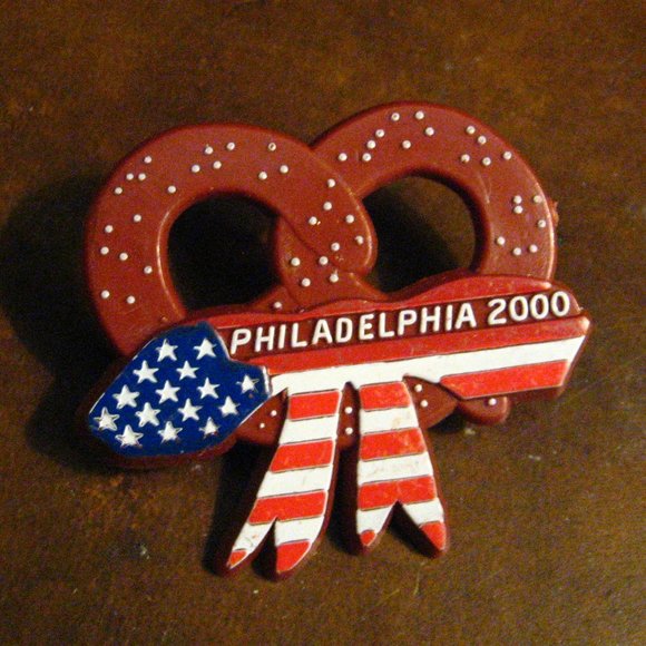 George W Buxh | Accessories | George W Bush Pretzel Lapel Pin | Poshmark